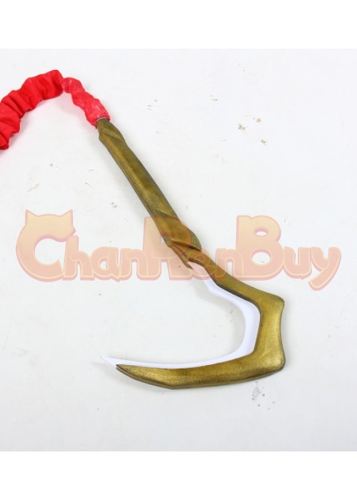 Bleach Kurotsuchi Mayuri Ear Jewelry Rope Sickle Cosplay Prop-Chao