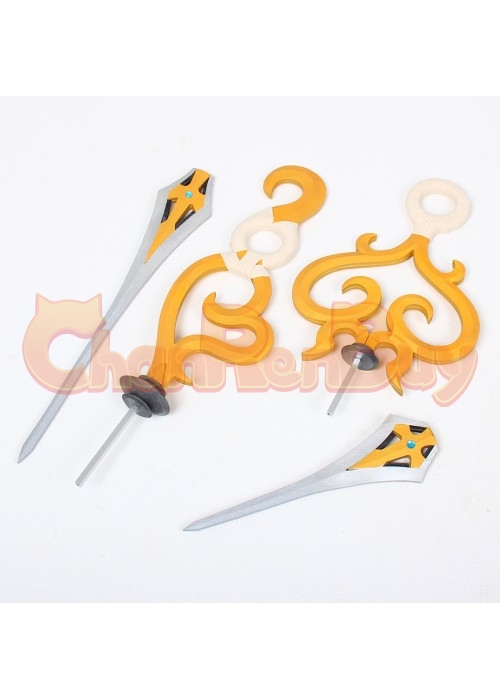 Hololive Vtuber Ouro Kronii's Swords Cosplay Prop-Chaorenbuy Cosplay