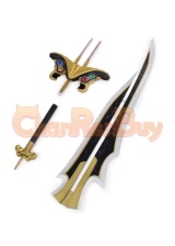 FF7 Final Fantasy VII Remake Cosplay Cloud Twin Stinger Sword-Chaoren