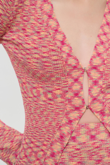 Ancosti marled knit two-piece set