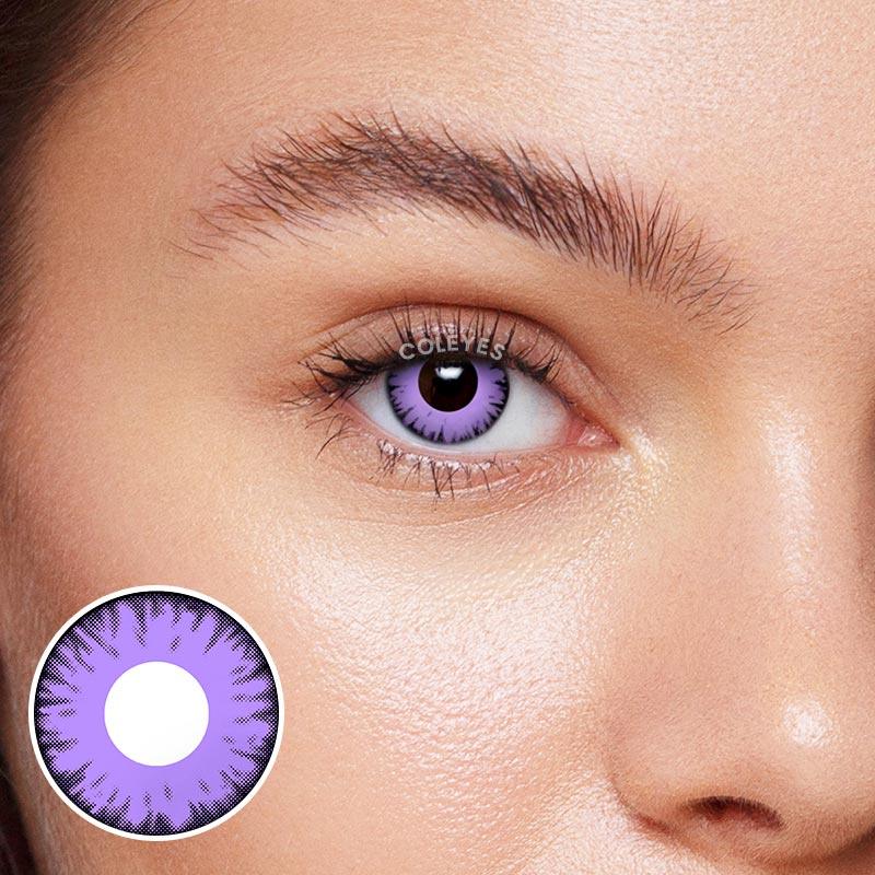 Purple Colored Contacts Buy Natural Violet Purple Eye Contacts