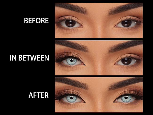 How Do Color Contact Lenses Work? A Guide - Coleyes