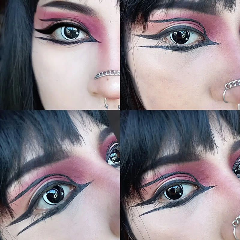 Coleyes Moon Star White Yearly Cosplay Colored Contacts