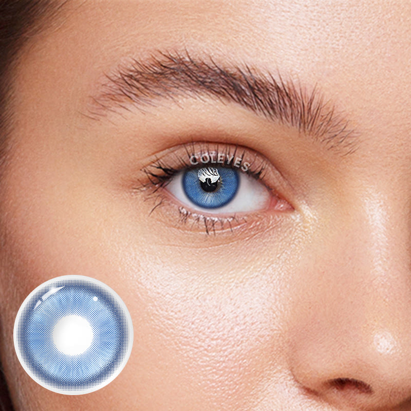 Coleyes Sassy Blue Prescription Yearly Cosplay Colored Contacts