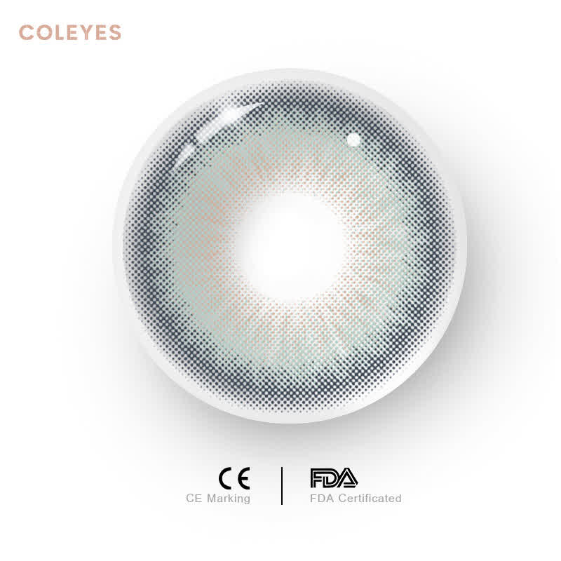 Coleyes Galaxy Blue Yearly Prescription Colored Contacts