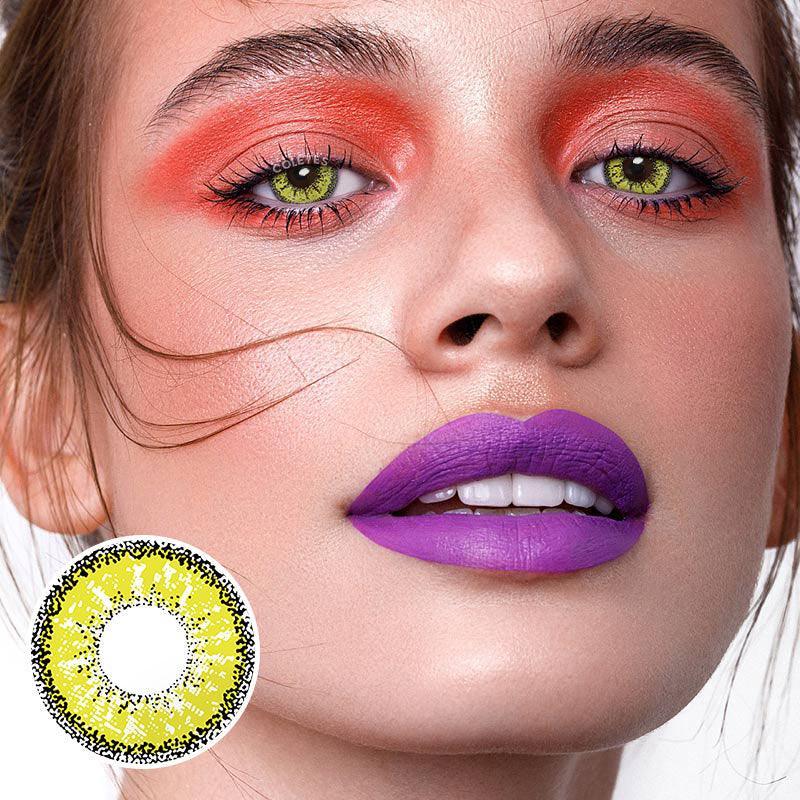 Buy Yellow Contacts Cheap Yellow Eye Contacts Colored Lenses
