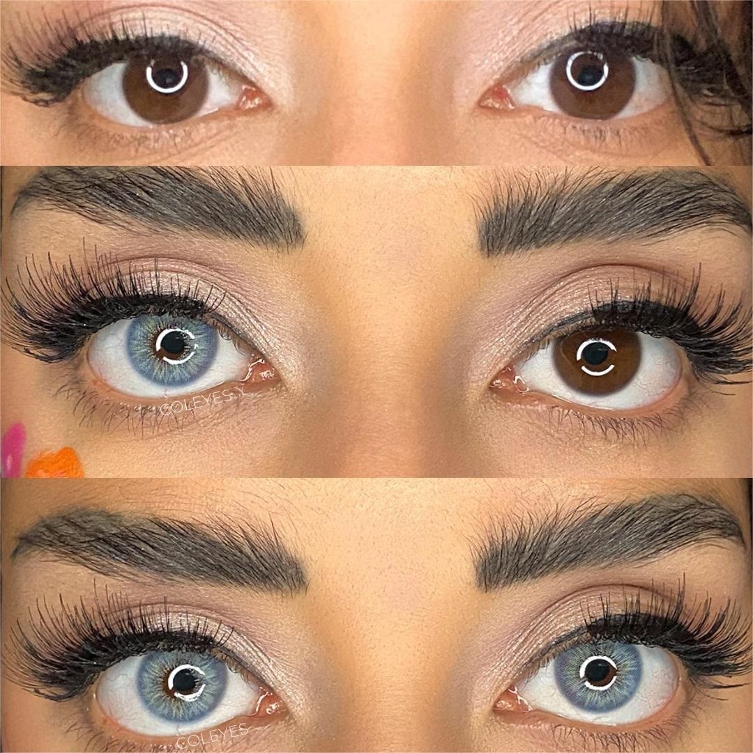 Coleyes Maze Blue Yearly Colored Contacts