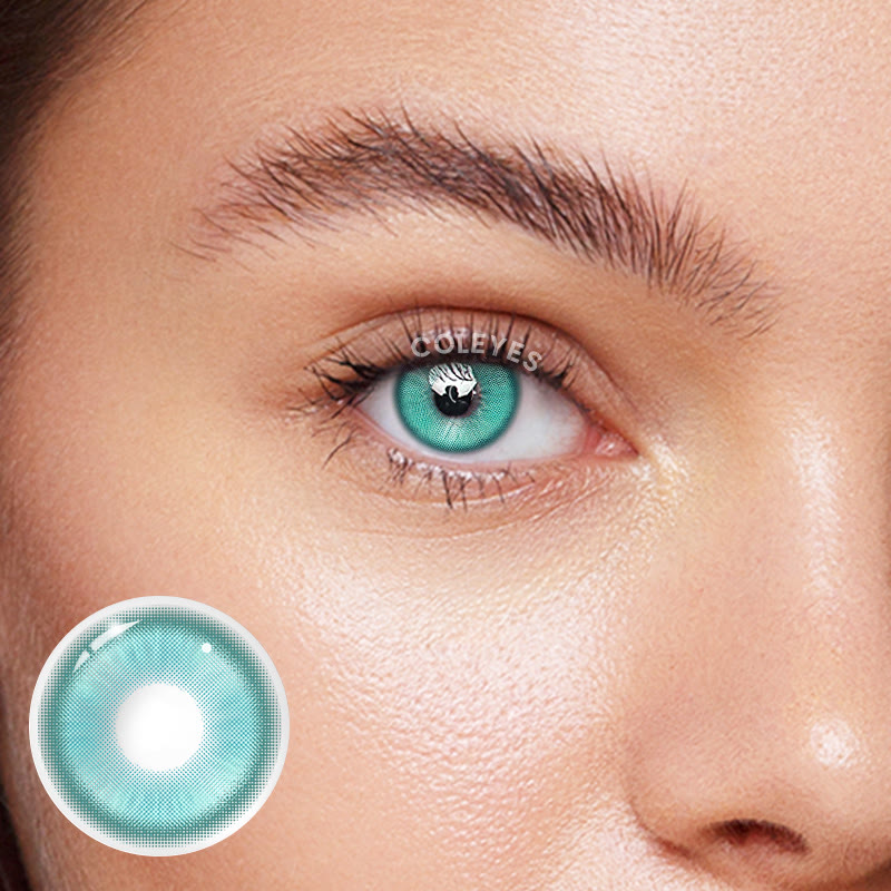 Coleyes Sassy Turquoise Prescription Yearly Cosplay Colored Contacts