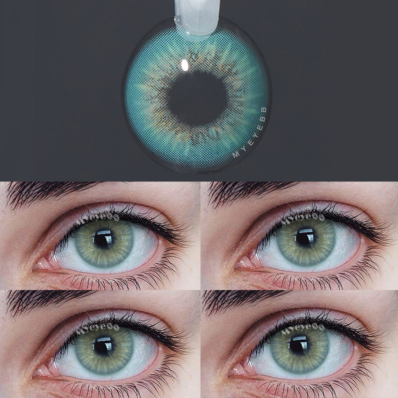 MYEYEBB Sin Green Colored Contact Lenses
