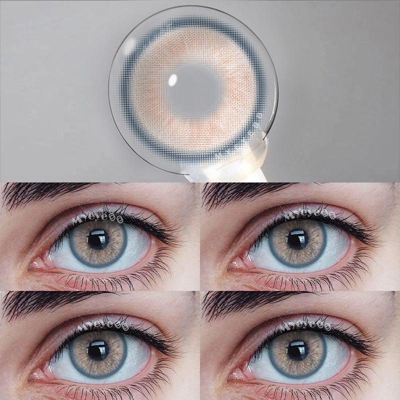 MYEYEBB Genshin Moon Grey Prescription Colored Contact Lenses