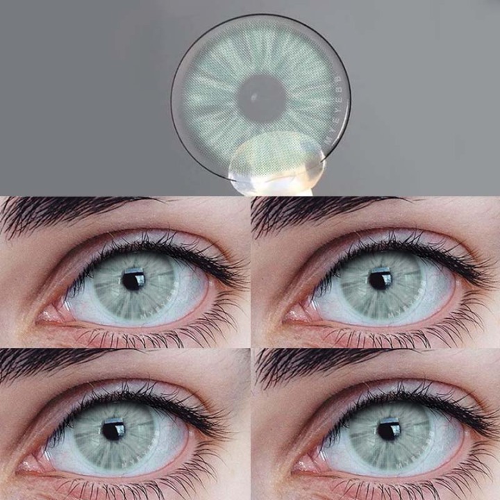 MYEYEBB Meta Green Prescription Colored Contact Lenses