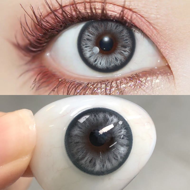 MYEYEBB Cocoa Blue Prescription Colored Contact Lenses