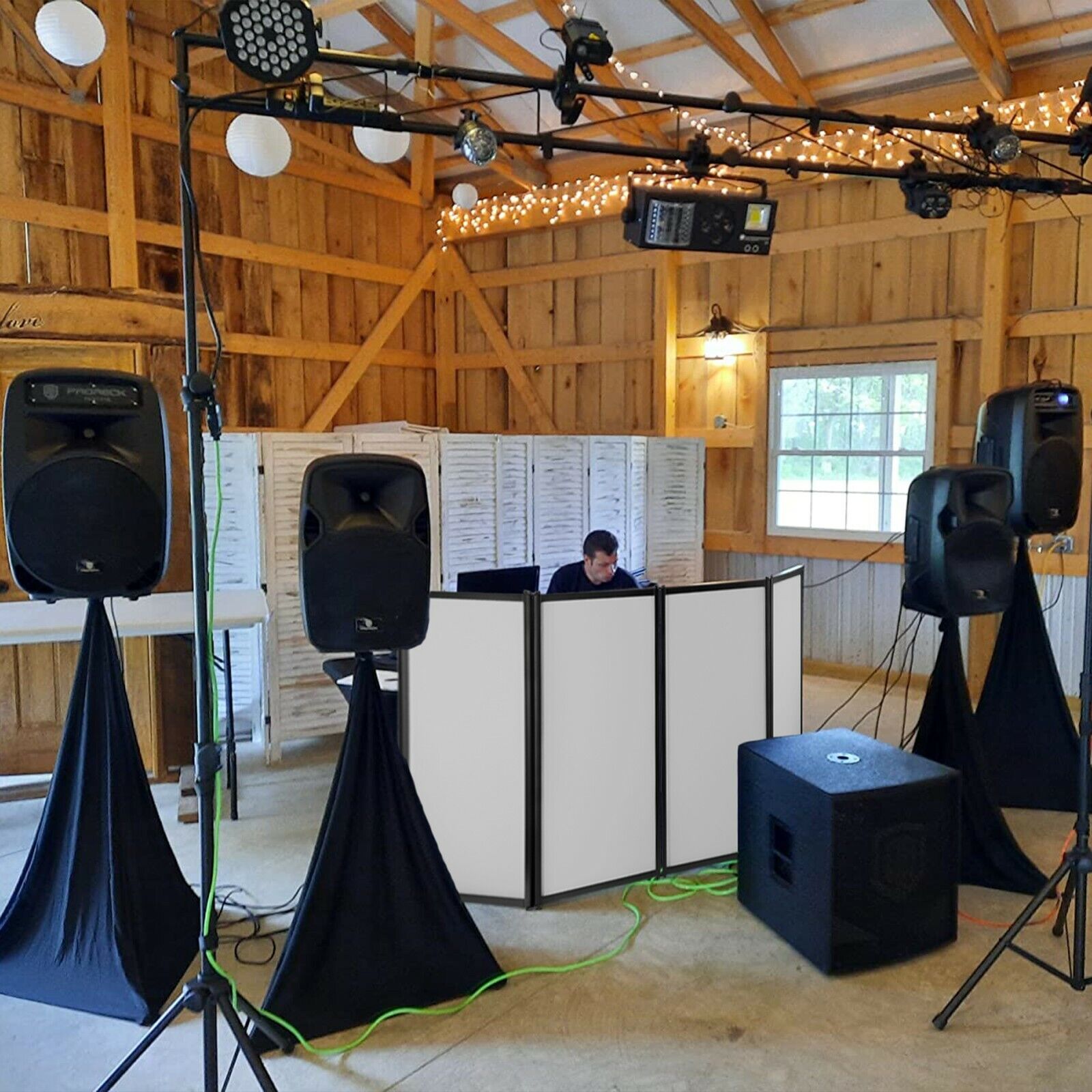 PRORECK PF33 DJ Booth Cover Screen | Audio Cover Foldable