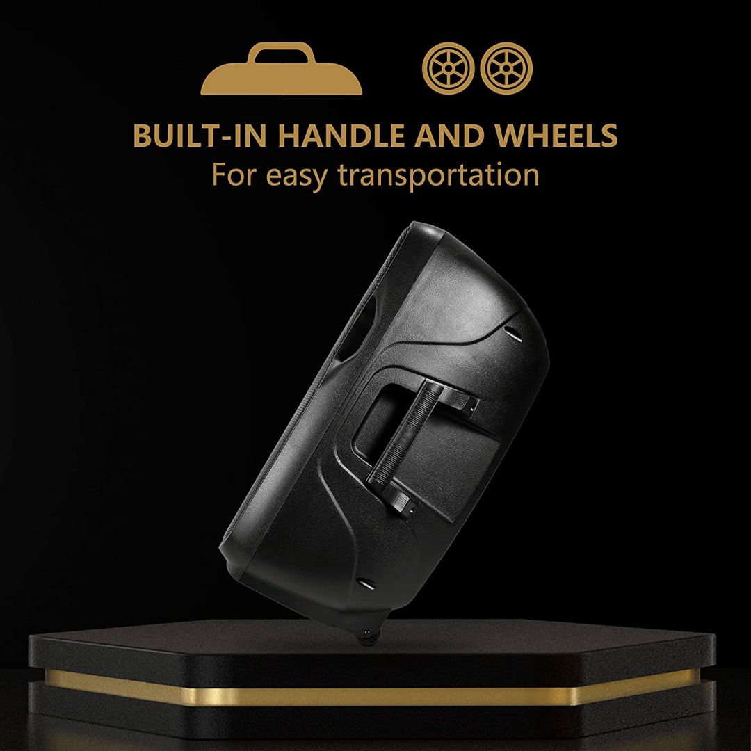 PRORECK Titan 15A | 600W 15inch LED Powered Bluetooth PA Speaker