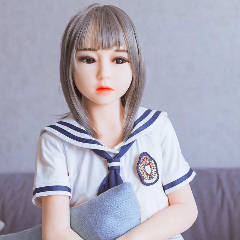 Audrey 128cm Flat Chest Tpe Sex Doll In Stock Usa