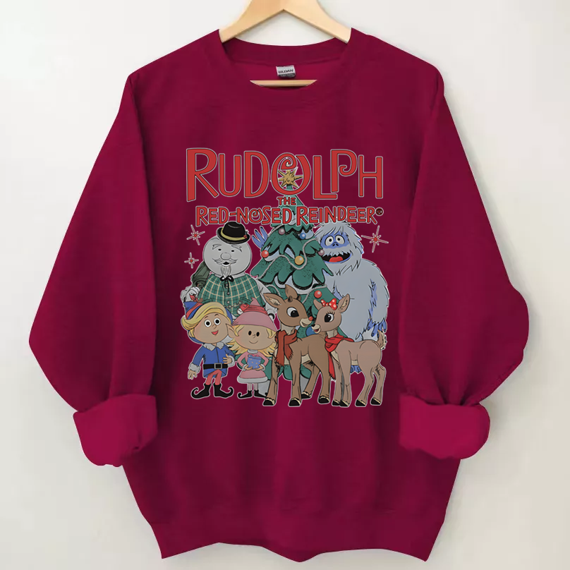 Rudolph The Red-nosed Reindeer Sweatshirt-Shehaha