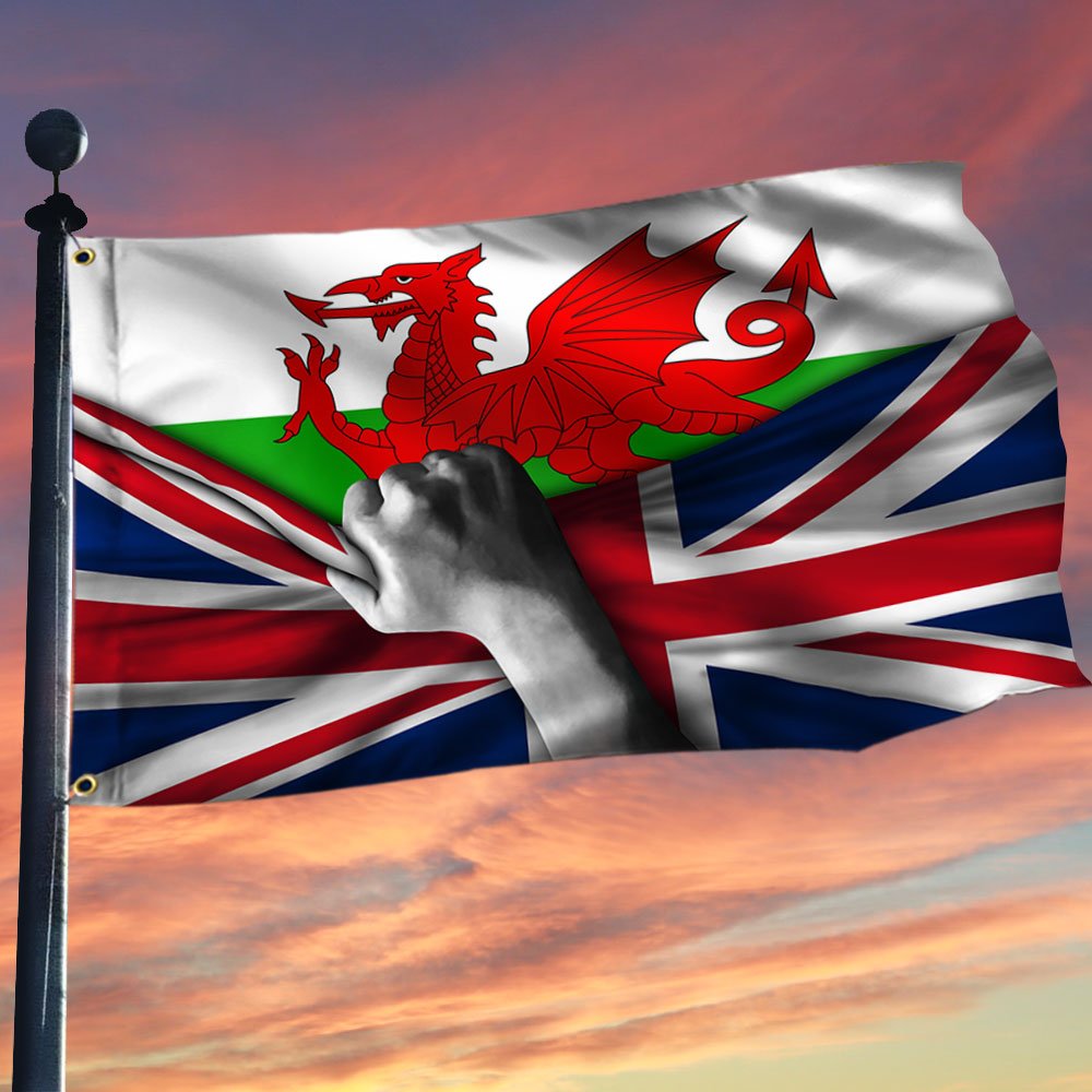 Welsh And Union Grommet Flag QNK880GFv2CT