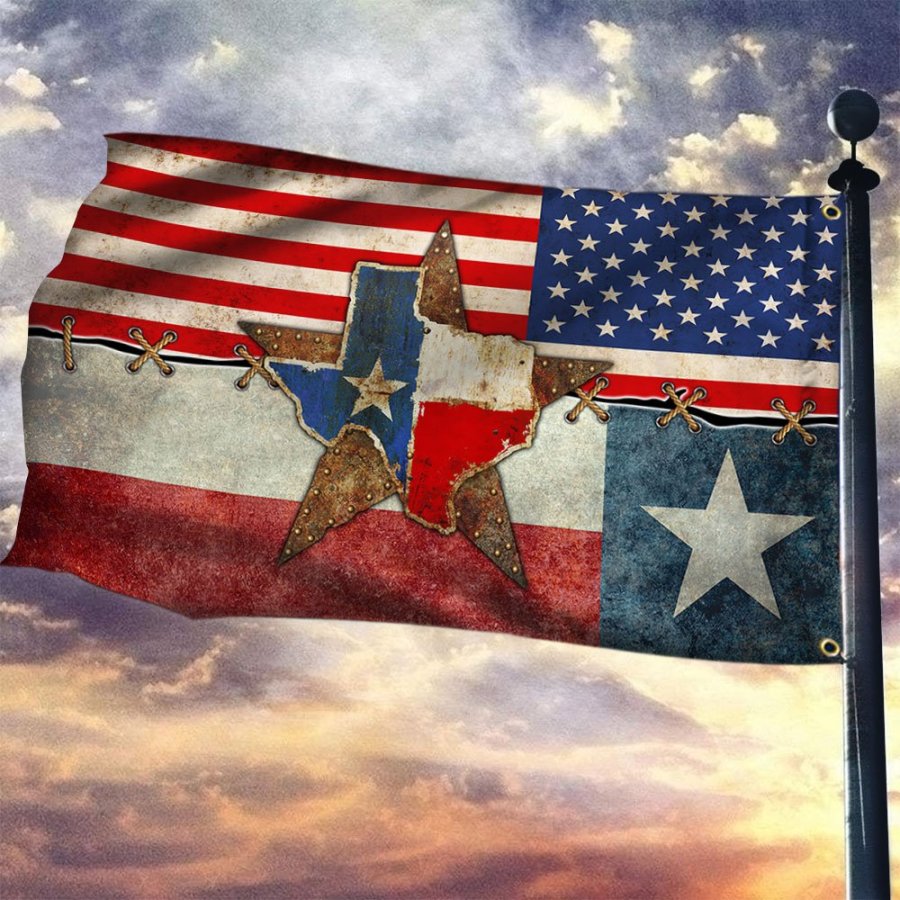 Texas Flag Texas American Grommet Flag