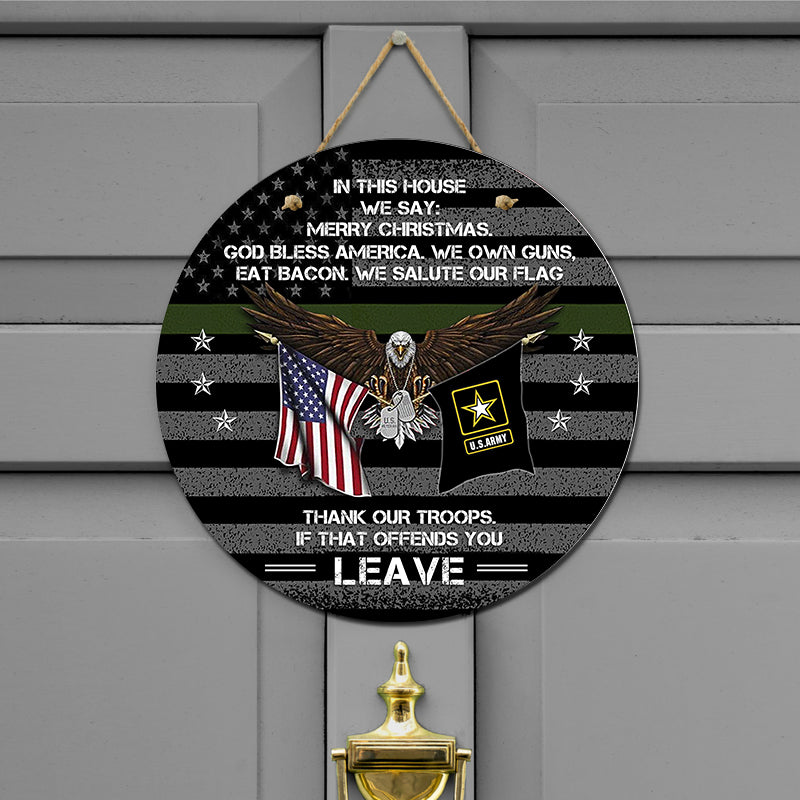 Door sign - Army symbol
