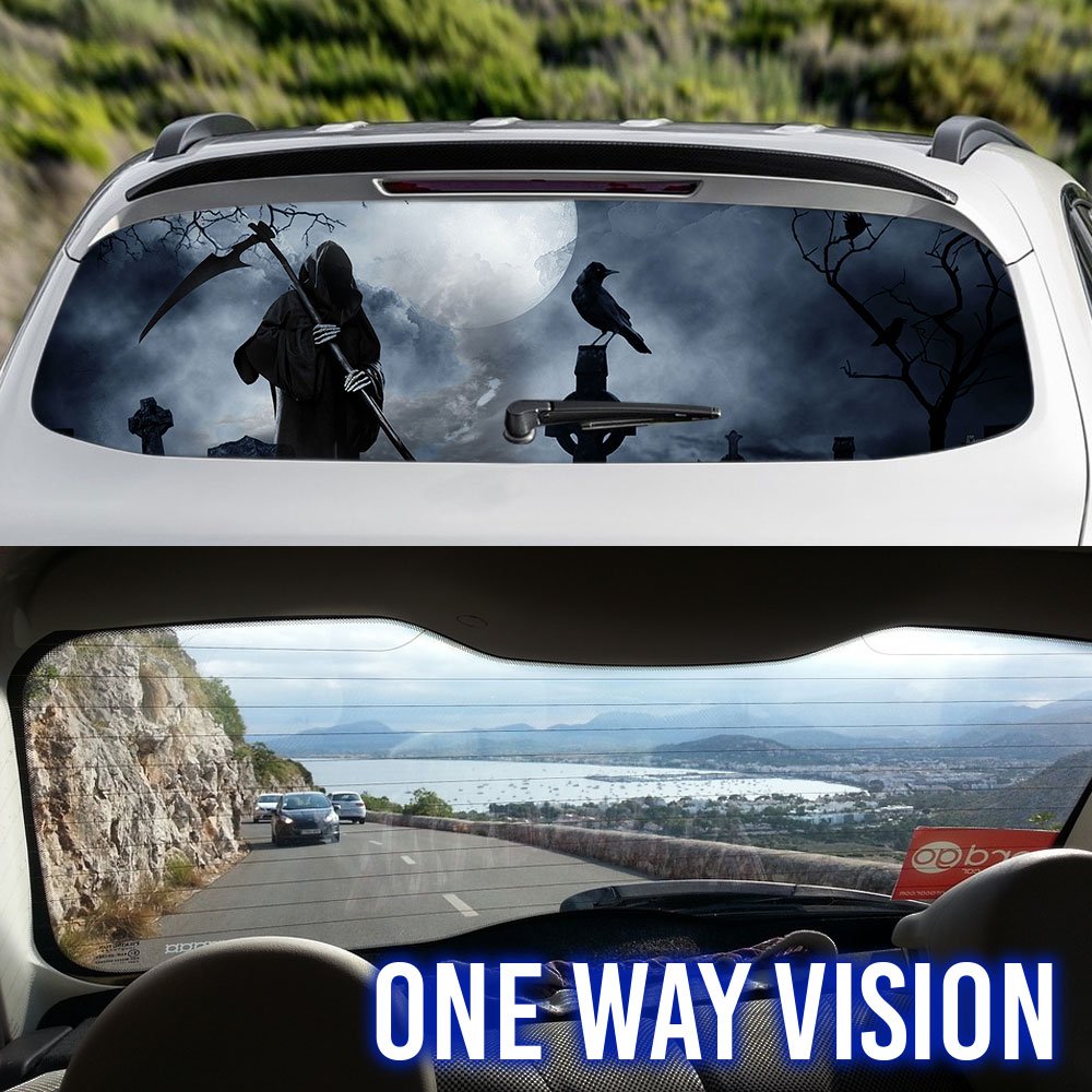 Grim Reaper Rear Window Decal QNK01CDCT