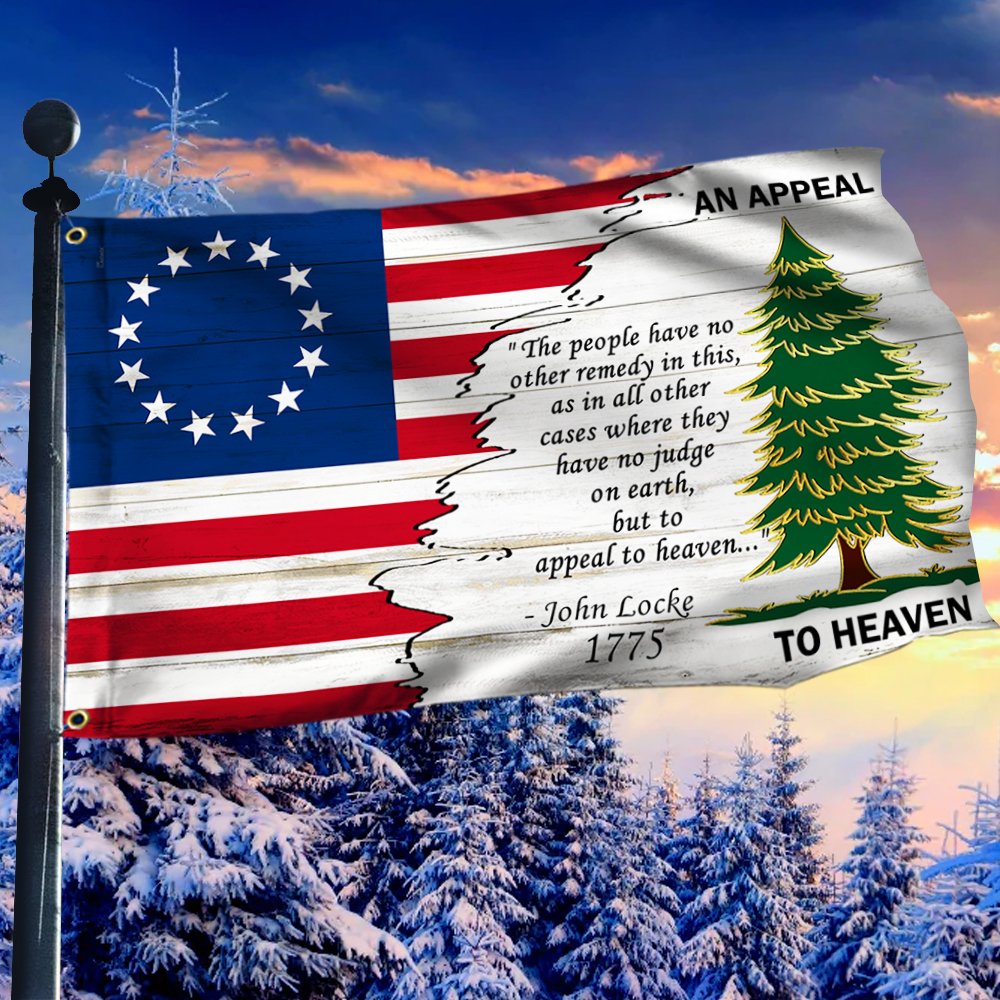 An Appeal To Heaven Flag The Pine Tree Grommet Flag MLN651GFCT
