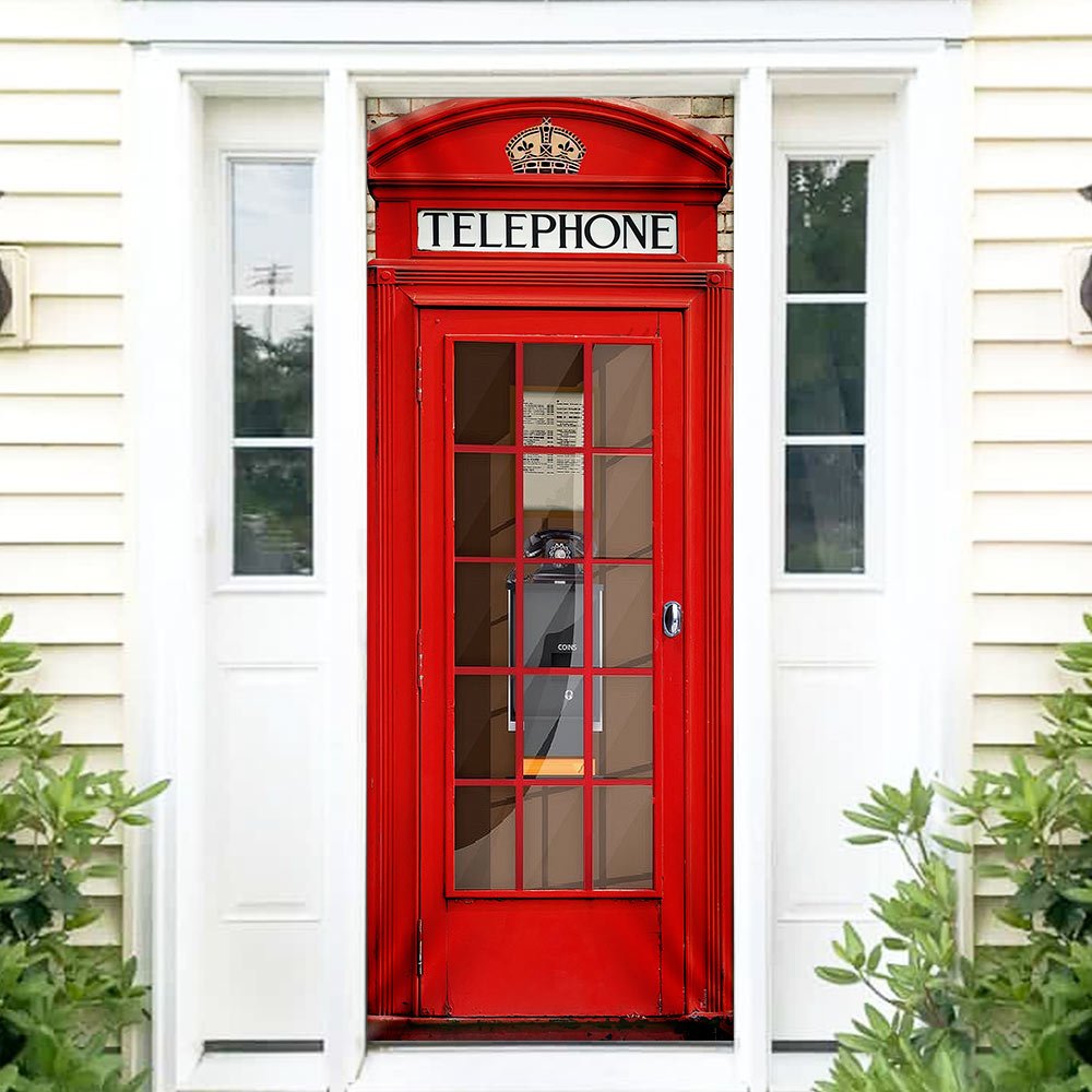 United Kingdom Red Telephone Box Door Cover LNT569DCT