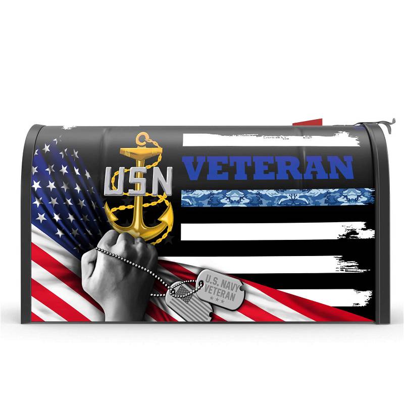 U.S. Navy Veteran Garden Flag & Mailbox Cover TPT446MFCT