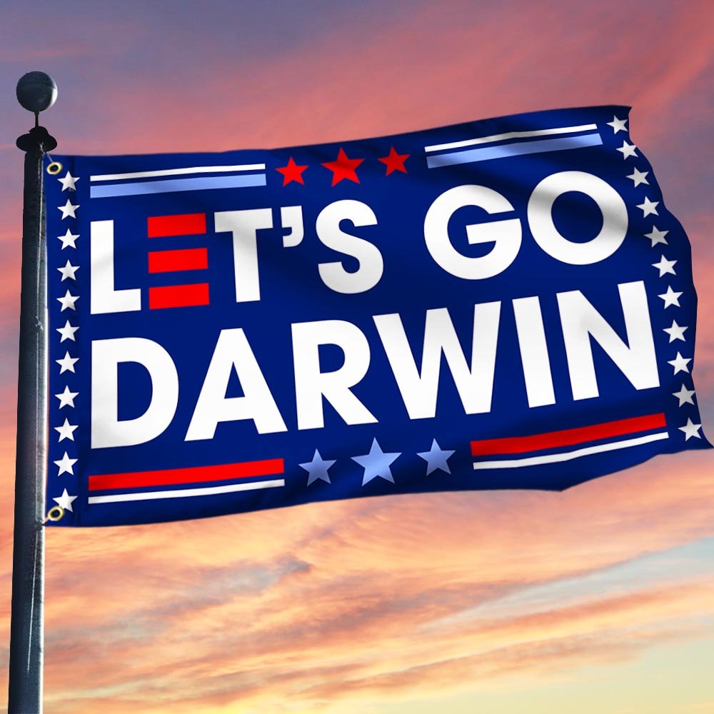 Let's Go Darwin Grommet Flag THH3673GFCT