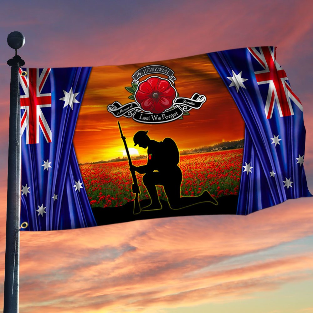 Veteran Flag Remembrance Australian Veteran Flag TRL1497FCT