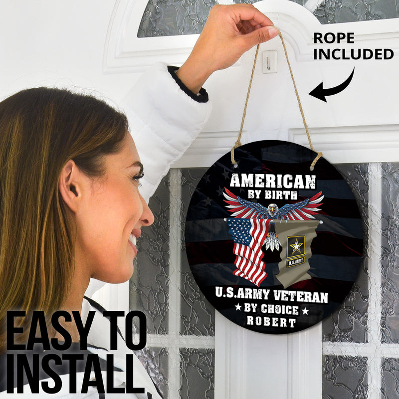 Door sign - Veteran by choice