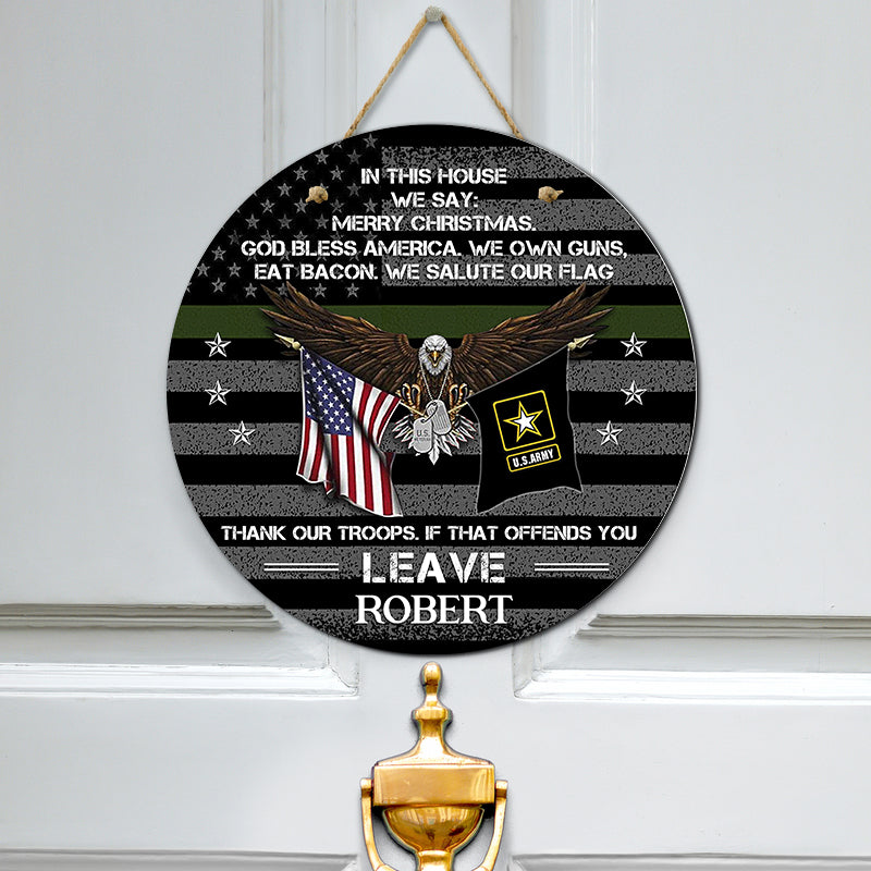 Door sign - Army symbol