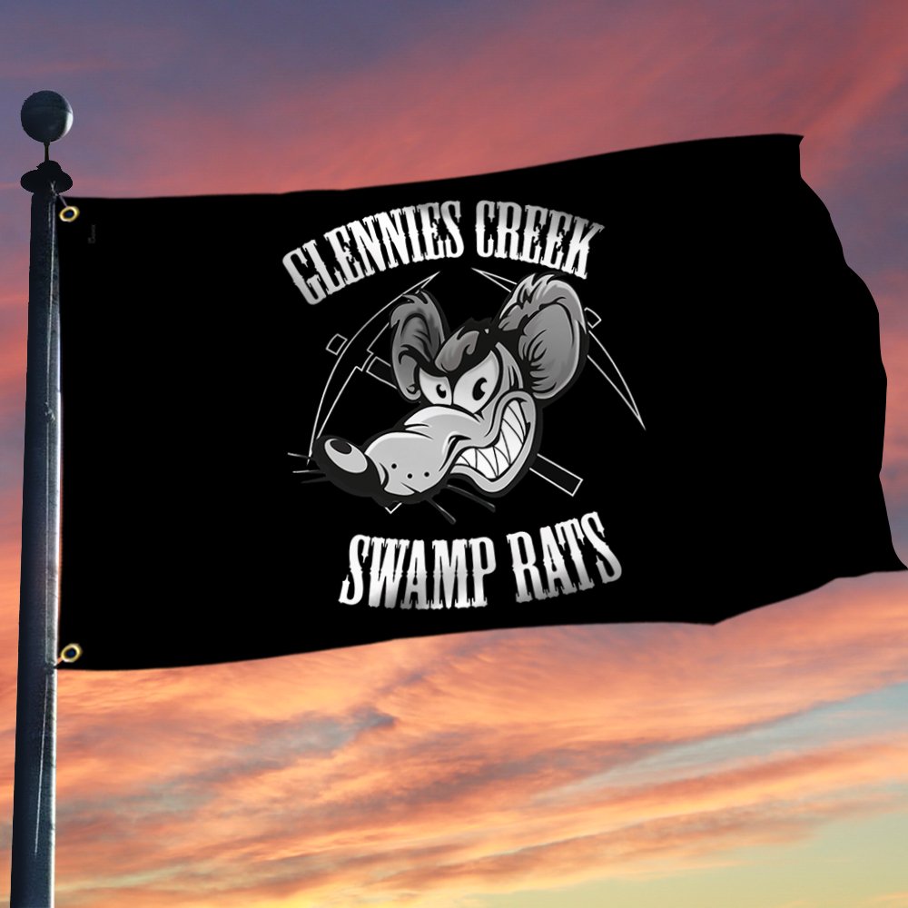 Glennies Creek Swamp Rats Grommet Flag ANT226GFv1CT