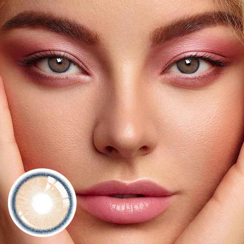 Freshlady Metaverse X-Brown Flare Colored Contacts Lenses