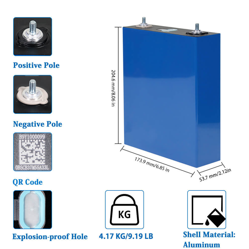 CALB 230Ah LiFePO4 Lithium Battery Grade A Cells- EU Warehouse