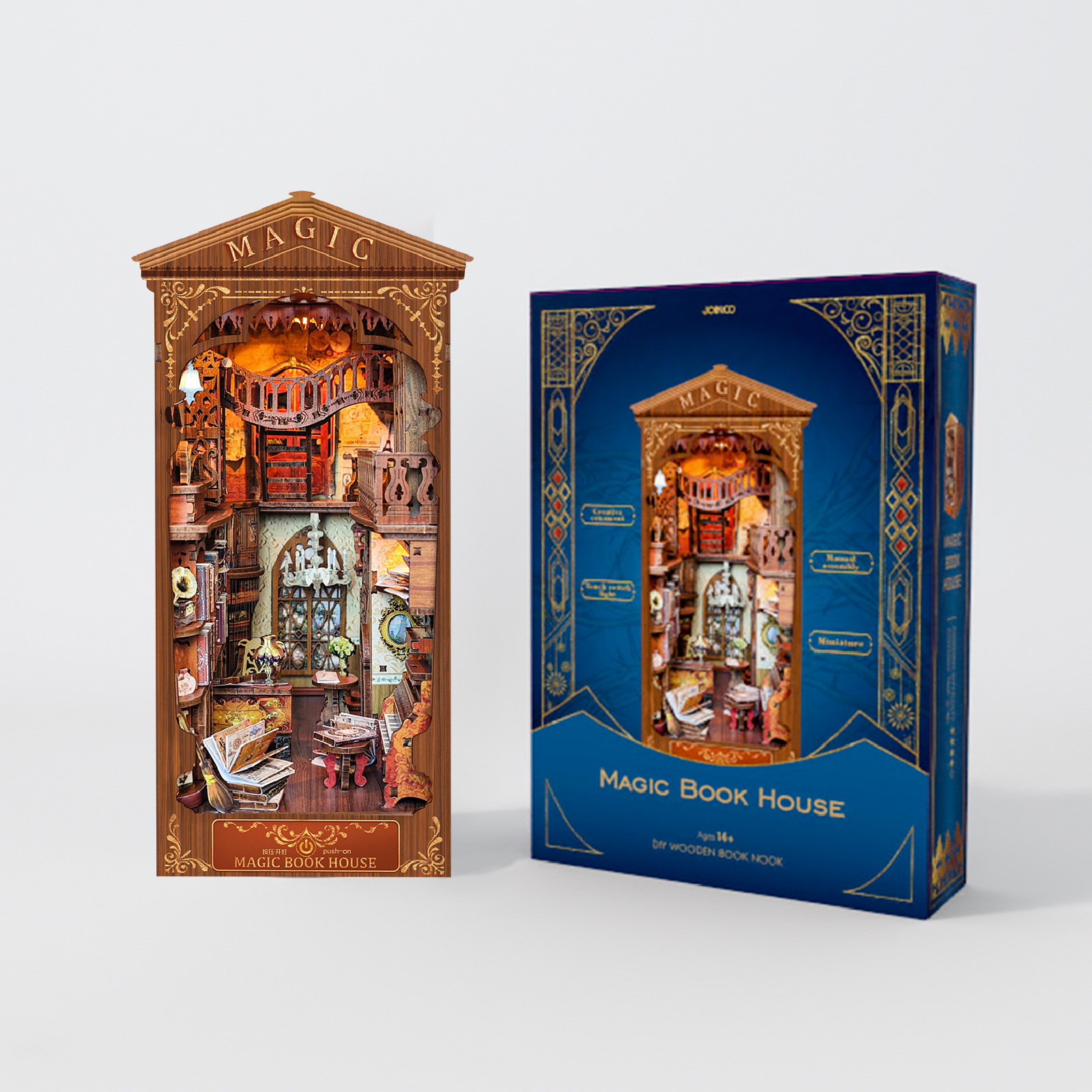 Magic Book House DIY Book Nook Kit