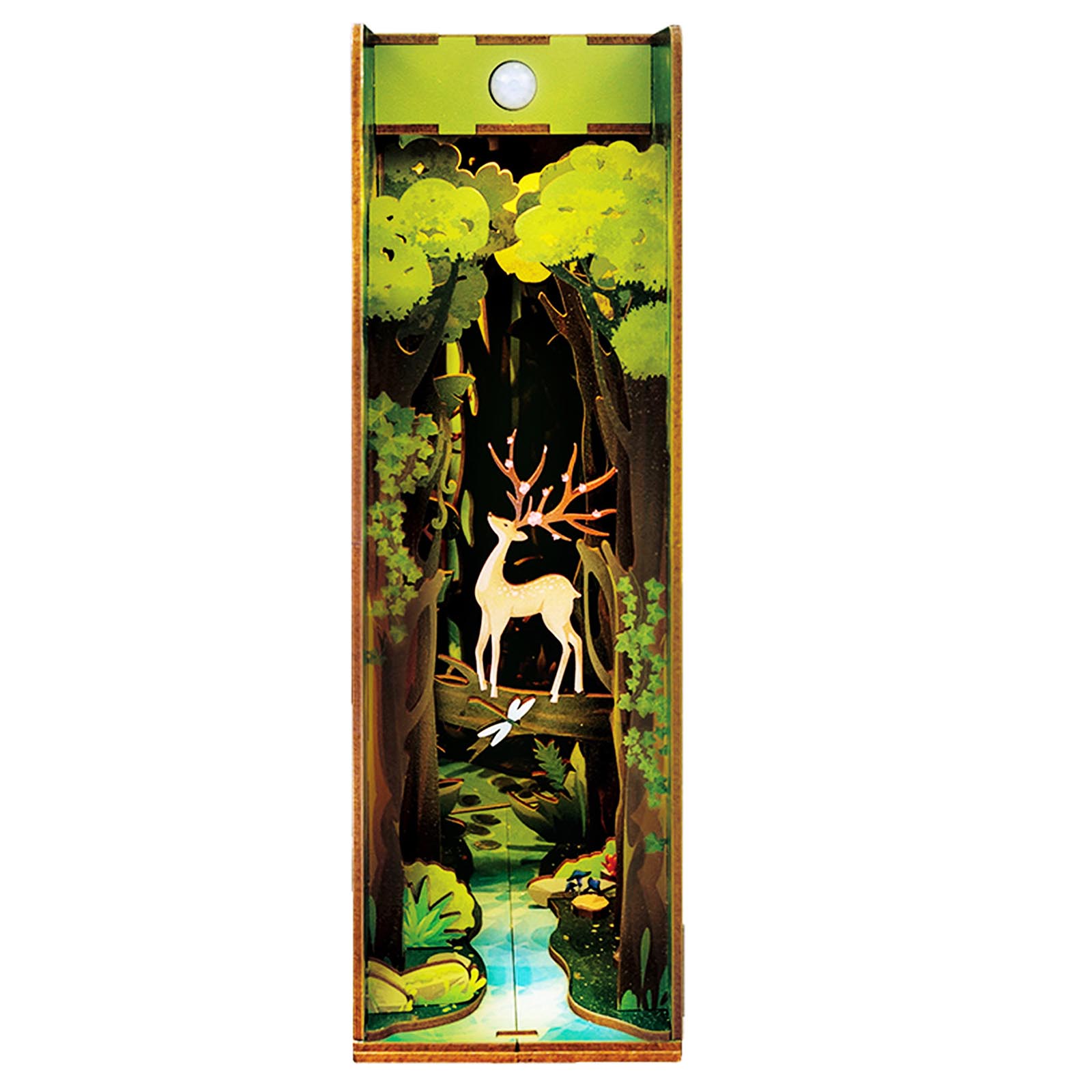 Story of The Forest - 3D Wooden DIY Book Nook Kit with Human Sensor LED ...