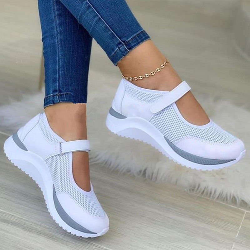 Women's Comfort Mesh Panel Arch Support Sneakers