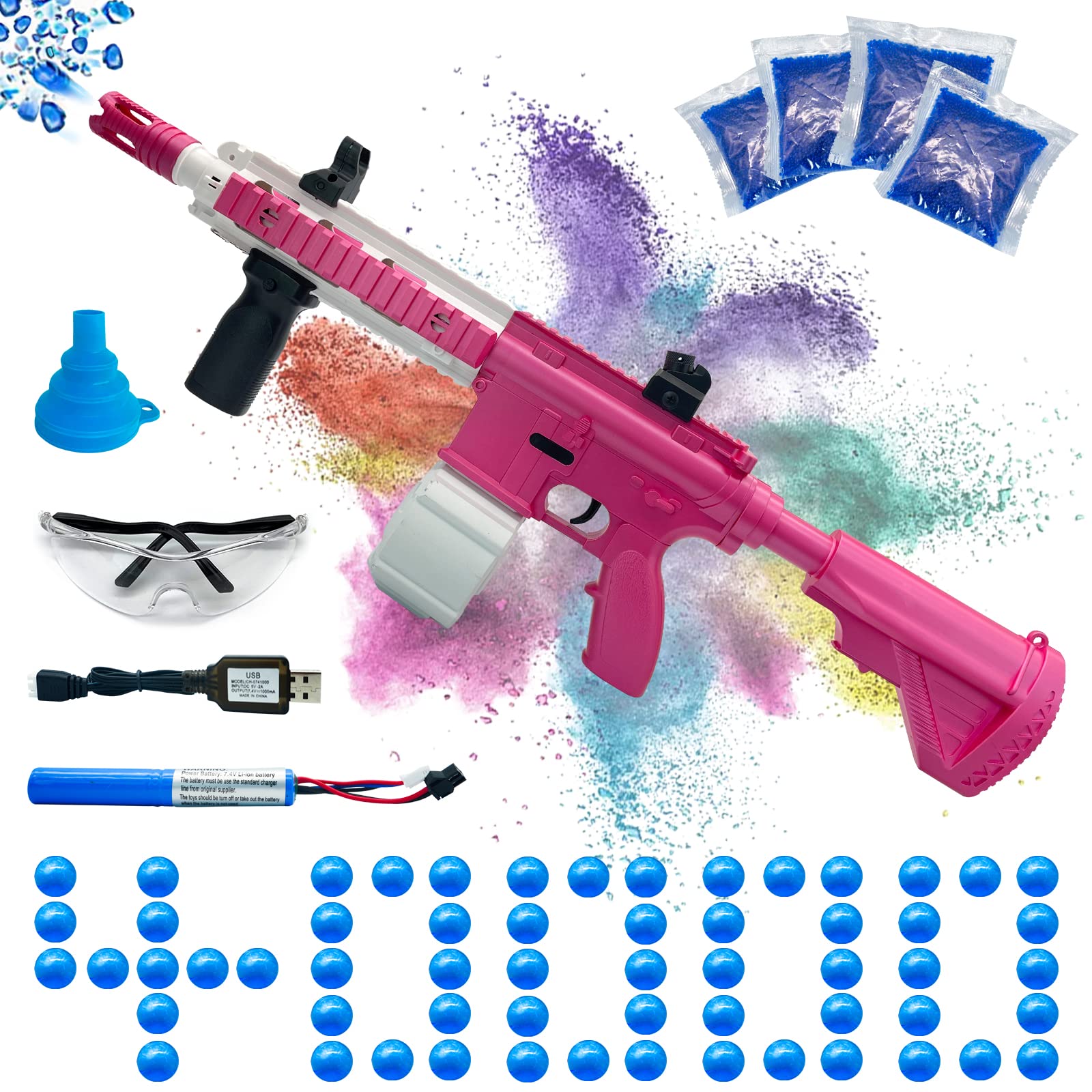 Electric Gel Ball Blaster, High Speed Automatic Splatter Ball Blaster