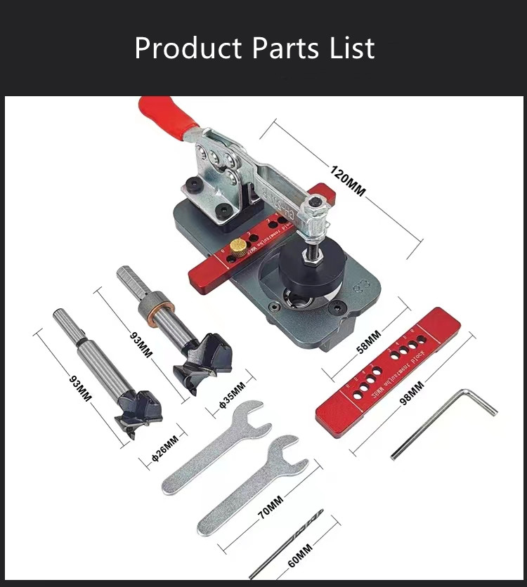 Woodworking hinge punch 35mm hinge punch