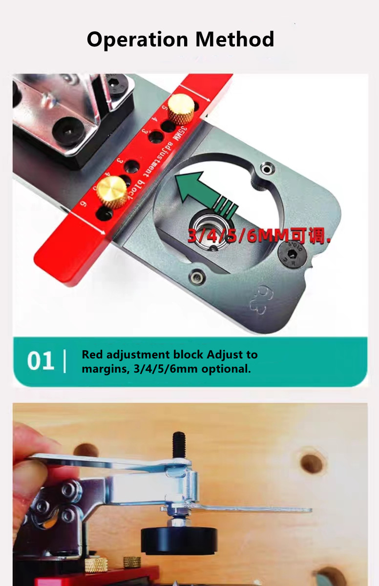 Woodworking hinge punch 35mm hinge punch