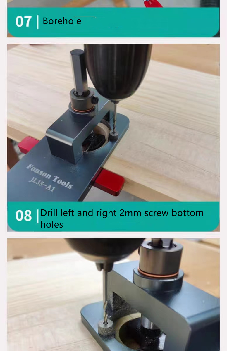 Woodworking hinge punch 35mm hinge punch