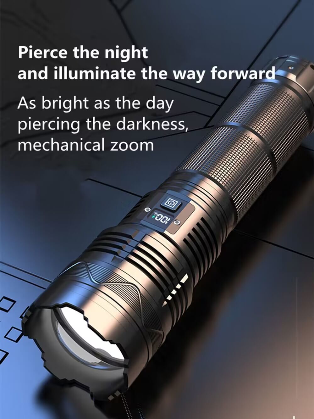 ：Type-C Super Bright Long Range LED Brightest Flashlight Rechargeable