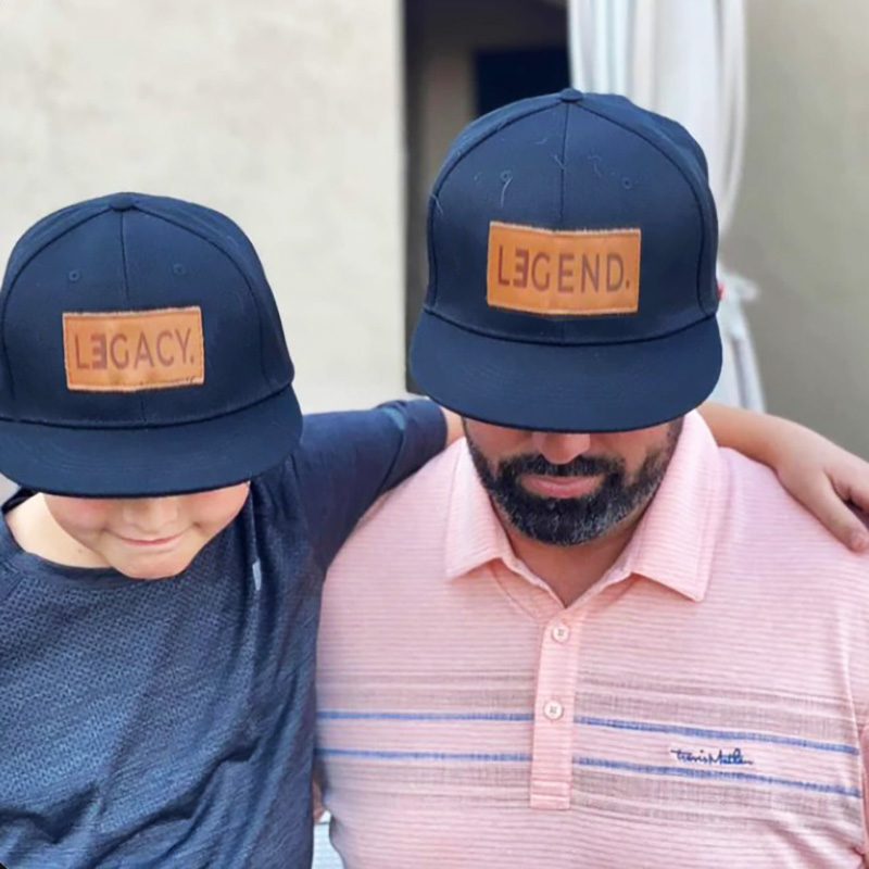 Legend and Legacy Genuine Leather Patch Hats Matching Hats