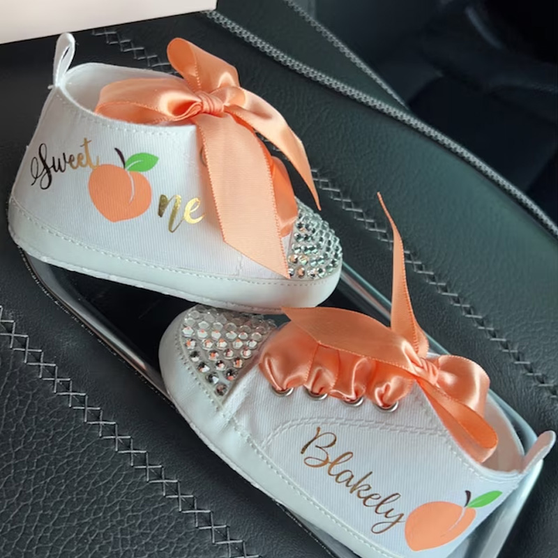 One Sweet Peach, Sweet Peach Birthday Shoes