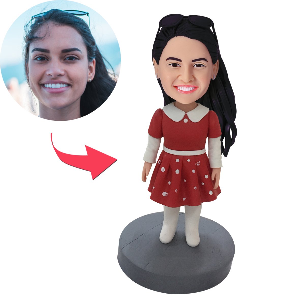 Personalized Custom Bobbleheads Sculpted From Your Photo