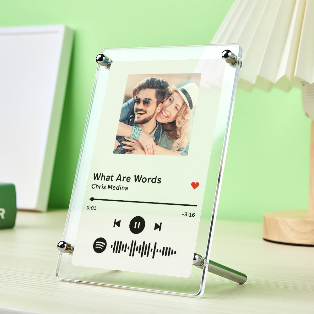 Spotify Music Code, Customed Spotify Code Plaque Makes Love Forver