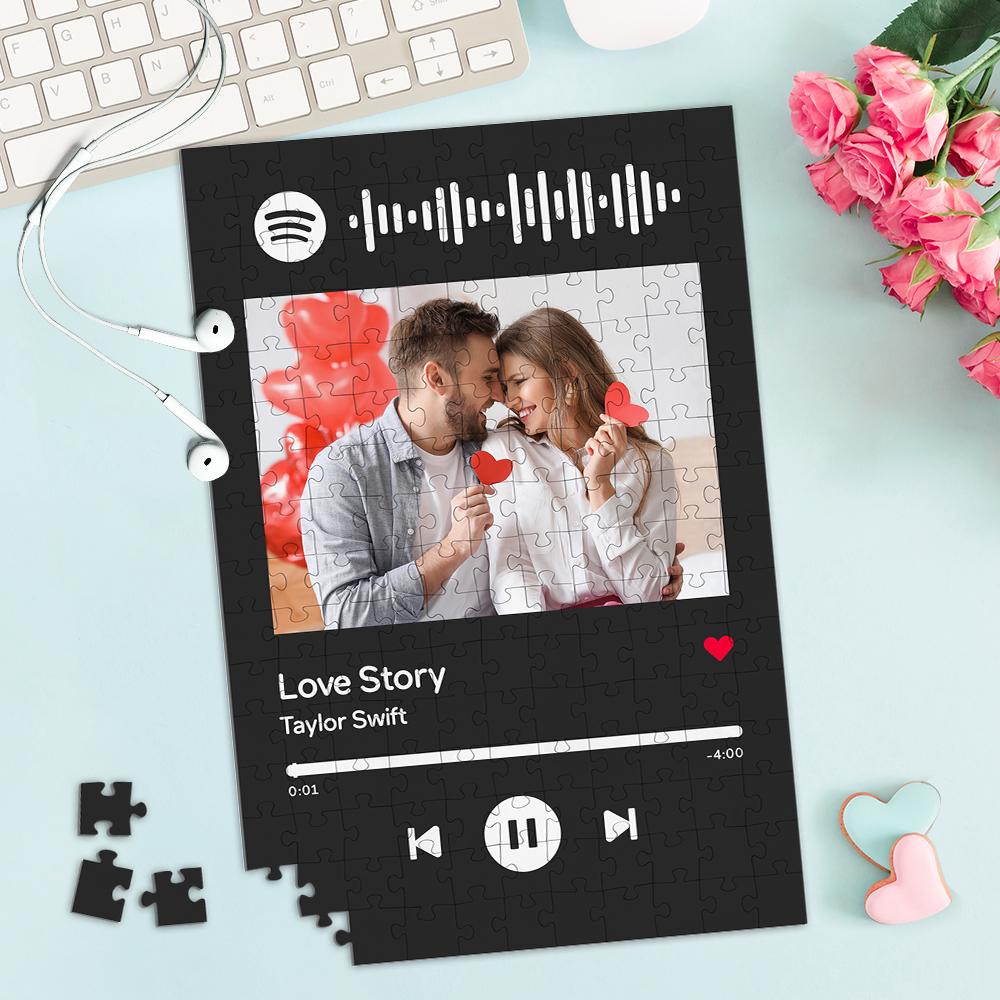 Custom Spotify Code Music Vertical Version Jigsaw Puzzle 35/150/300/50