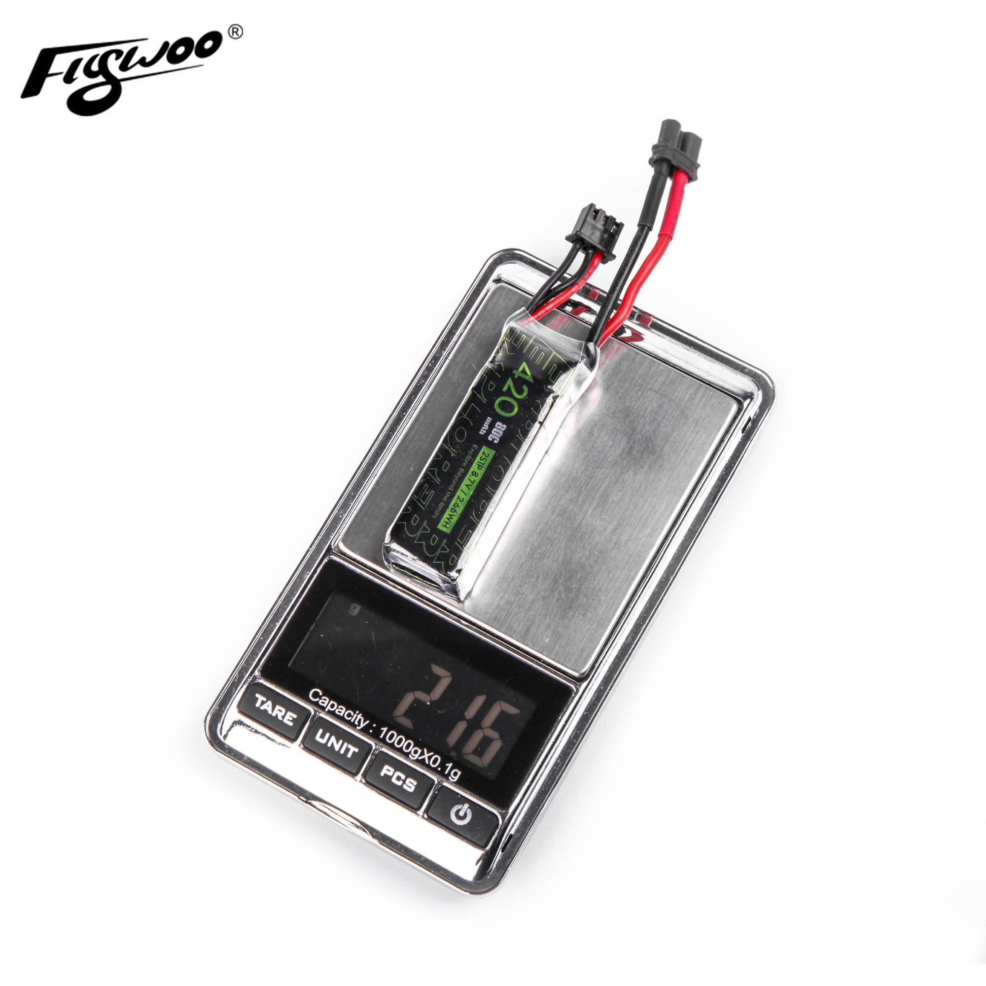 2pcs Explorer 420mAh HV 2S 80C Lipo Battery for tiny quad XT30