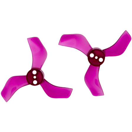 Gemfan 1635 Durable Tri Blade 40mm Micro Whoop Prop 8 Pack 1.5mm Shaft Choose Your Color