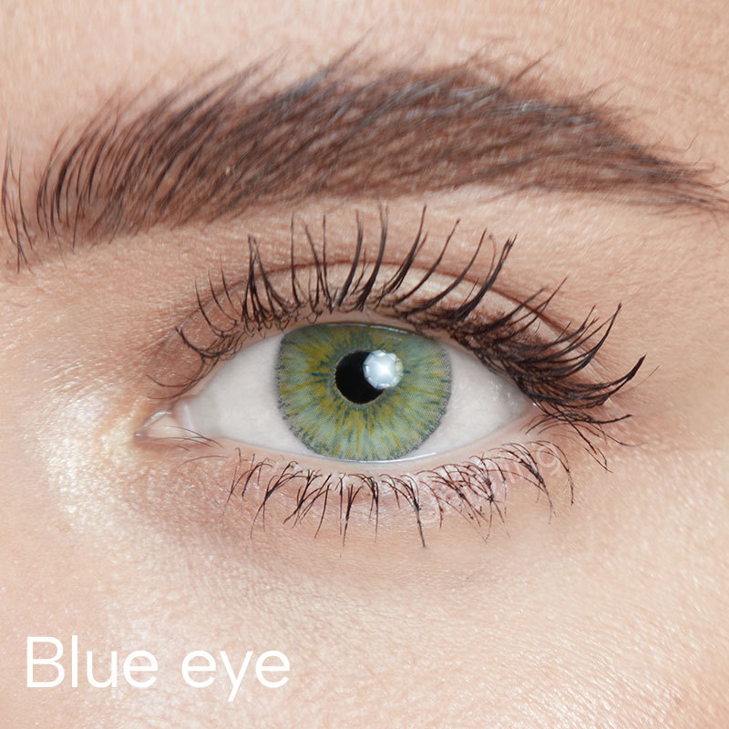 Unibling Star Light Green Colored Contacts (Yearly)
